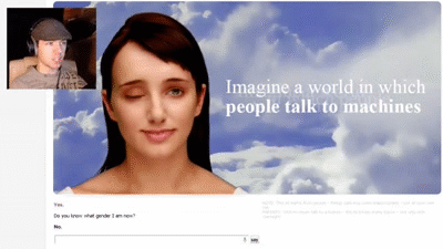 Imagine a world in which people talk to machines store