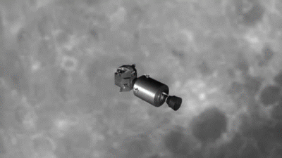 Apollo 11 moon mission animated on Make a GIF