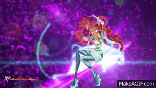 Winx Club Bloomix Transformation HD on Make a GIF