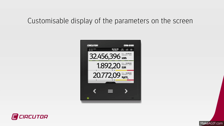 CVM-B100 / CVM-B150. Technologically advanced power analyzer on Make a GIF