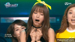 [C.I.V.A - WHY] Debut Stage | M COUNTDOWN 160707 EP.482 on Make a GIF