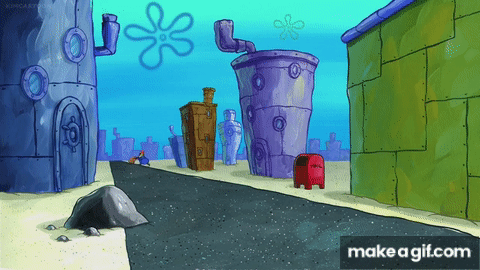 The End Spongebob Gif