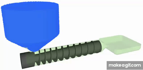 Single Screw Extrusion Simulation on Make a GIF