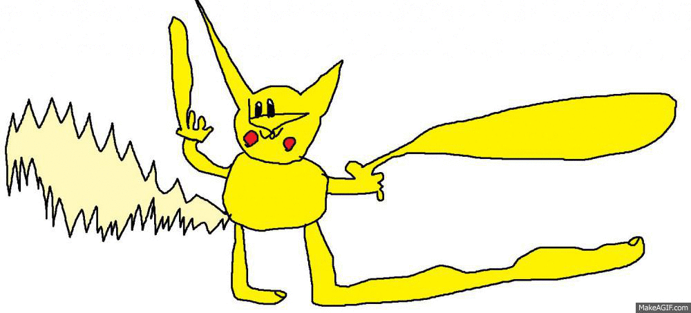 pikachu wags his finger for pika you! on Make a GIF