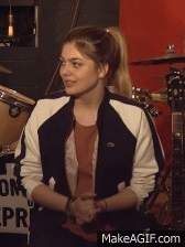 Louane on Make a GIF