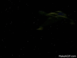 Klingon Bird of Prey Decloaking 2 on Make a GIF