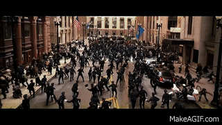 The Dark Knight - Police Parade Scene on Make a GIF