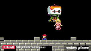 Mario Kissing on Make a GIF