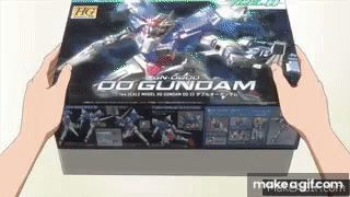 gundam unboxing on Make a GIF