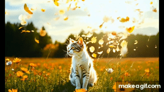Welcome Cat on Make a GIF