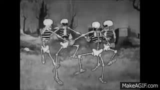 Skeleton Dance Remix on Make a GIF