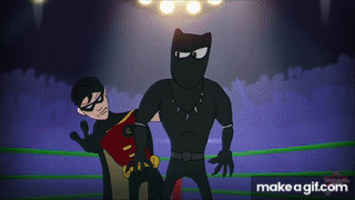 Black Panther vs Batman - Cartoon Beatbox Battles on Make a GIF