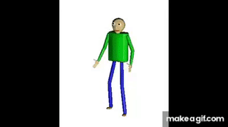 Baldi bailando cumbia on Make a GIF