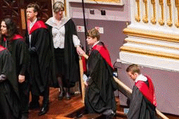 Greg Graduation Walk on Make a GIF