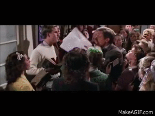 The Last Crusade(1989):Professor Indiana Jones teaching class on Make a GIF