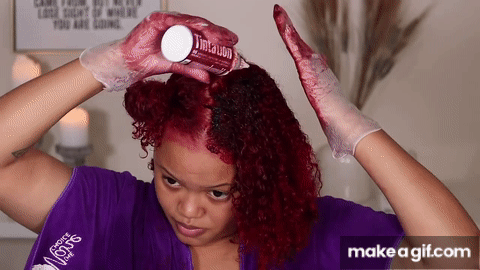 How I Dye My Hair Red/Burgundy WITHOUT Bleach! *Highly Requested ...