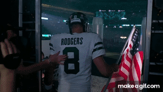 UNREAL Atmosphere Pre-Game During Aaron Rodgers FIRST ENTRANCE AS A JET ...