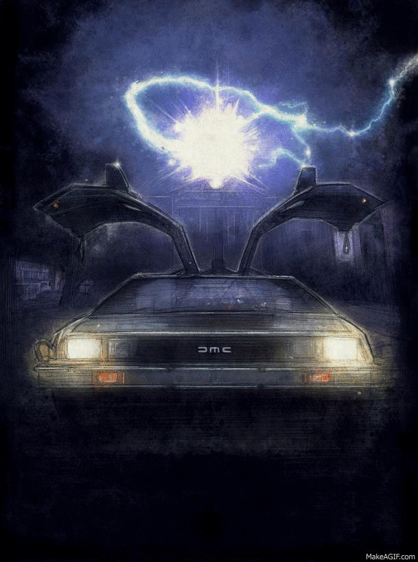 time-machine delorean Paul Shipper on Make a GIF