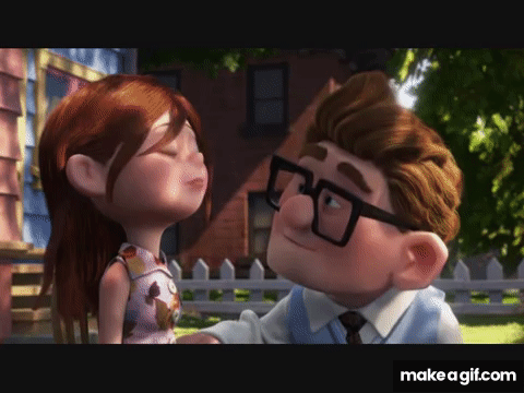 Disney Pixar's Up -Married Life - Carl & Ellie (HQ) on Make a GIF
