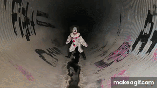 CHASED BY A CLOWN IN A TUNNEL - PENNYWISE IT CLOWNS?!?!? | OmarGoshTV ...