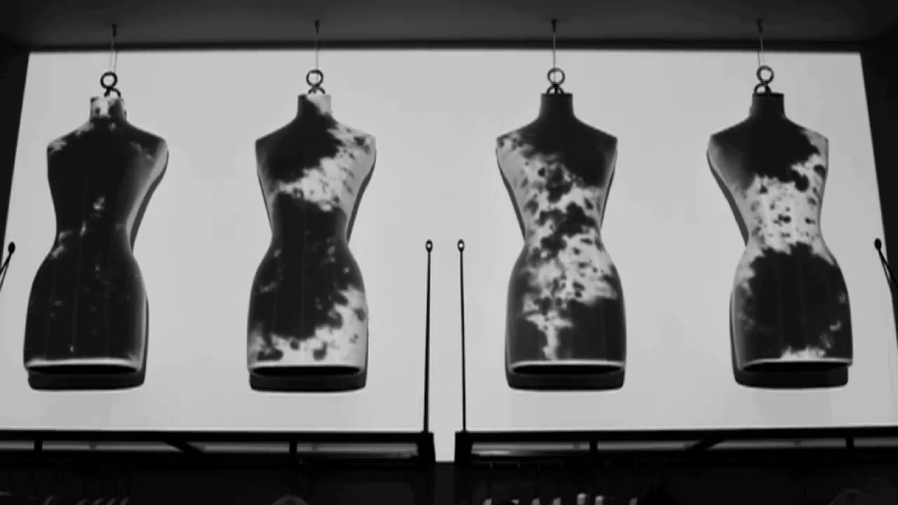 Projection on Mannequins Art Installation by Nas Abraham on Make a GIF