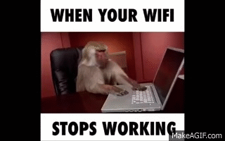 When your wifi stops working on Make a GIF
