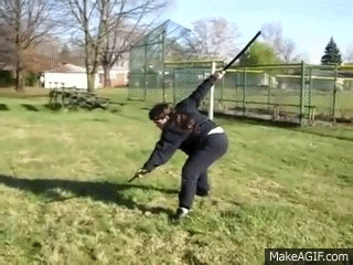 Samurai sword practice by Philip on Make a GIF