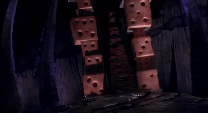 The Nightmare Before Christmas - Oogie Boogie's Song (Lyrics) on Make a GIF