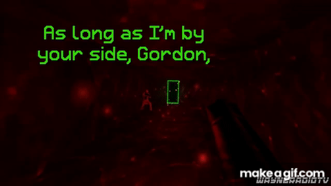 Half-Life VR: Coomer encourages Gordon. on Make a GIF