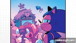 sonic classic comic dub gif on Make a GIF
