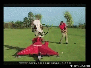 Golf Swing Machine Robot on Make a GIF