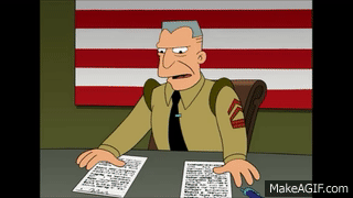 Futurama - War Were Declared on Make a GIF