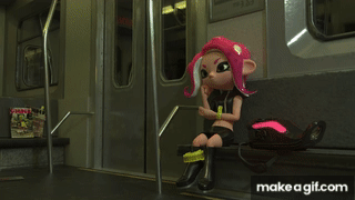 [Blender Splatoon] Endless subway on Make a GIF
