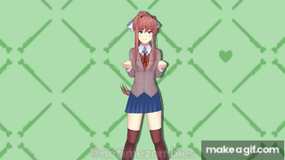 Sad Cat Dance meme but it's Doki Doki Literature Club! (Literature Cat ...