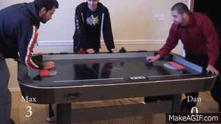 Air Hockey Master Bedroom Match on Make a GIF