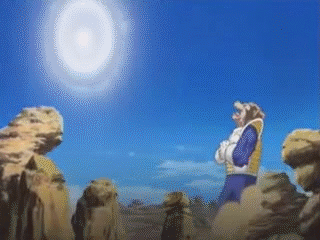 DBZ Ultimate Tenkaichi Vegeta gets his Tail cut Off on Make a GIF