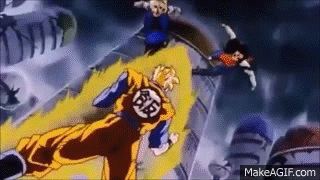 DragonBall Z - Future Gohan & Trunks vs The Androids on Make a GIF