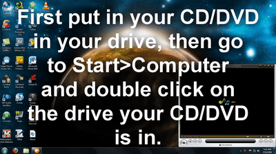How to burn a CD/DVD on Windows 7 without any programs! on Make a GIF