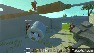 Scrap Mechanic Foosball Table Build on Make a GIF