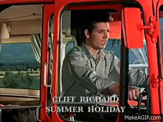 Cliff Richard - Summer Holiday on Make a GIF