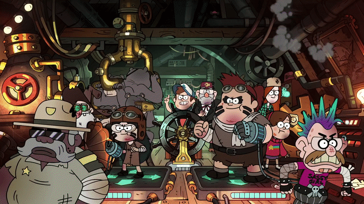 Gravity Falls - Take Back The Falls - Shacktron vs Bill Cipher (60FPS ...