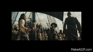 Pirates of the Caribbean 3 - Guns Scene on Make a GIF