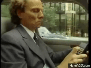 1980s Motorola DynaTAC Promotional Video on Make a GIF