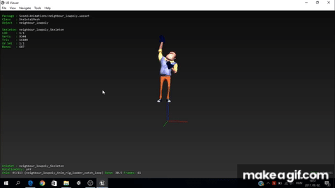 Hello Neighbor Beta 3 All Neighbor Animations on Make a GIF