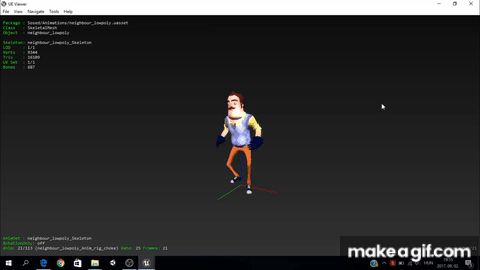 Hello Neighbor Beta 3 All Neighbor Animations on Make a GIF