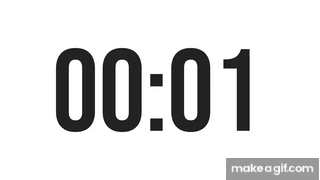 5 MINUTE TIMER - COUNTDOWN TIMER (MINIMAL) on Make a GIF