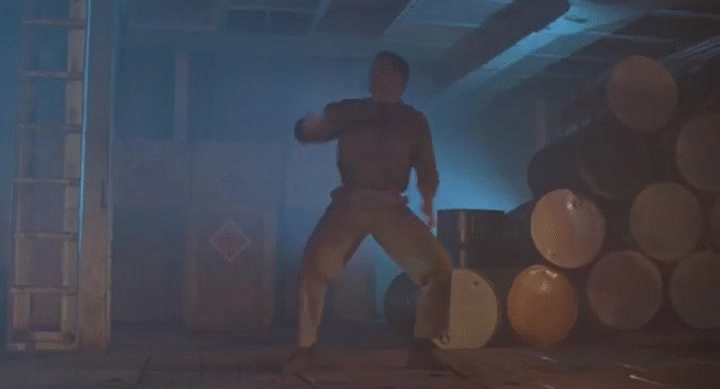 Double Impact Fight Scene - Van Damme vs. Bolo [HD] on Make a GIF