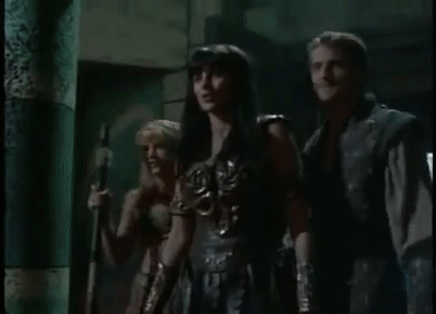 Xena bloopers - seasons 2&3 on Make a GIF