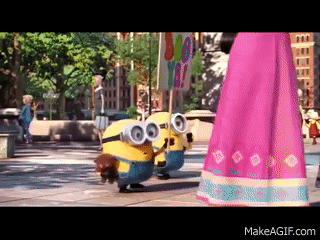 Les minions BooYa!!! on Make a GIF