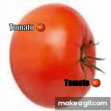 🍅 spinning tomato 🍅 on Make a GIF